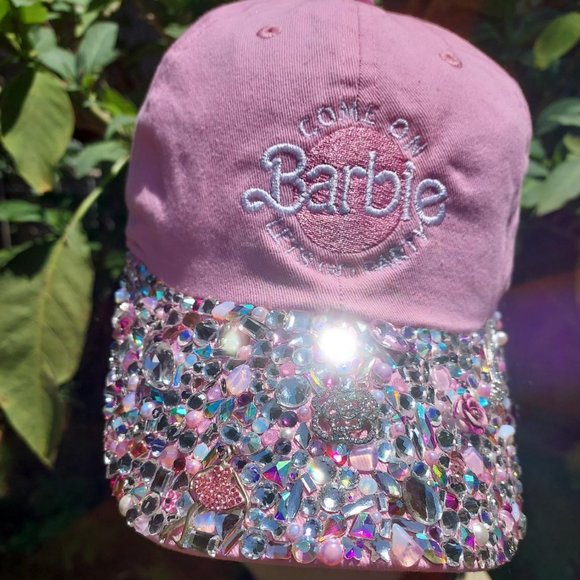 Barbie | Accessories | Pink Swarovski Crystal Barbie Bling Hat ...